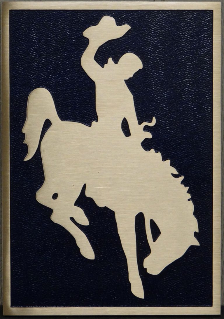 Cowboy Flat Relief Graphics (20751) | Franklin Bronze Plaques