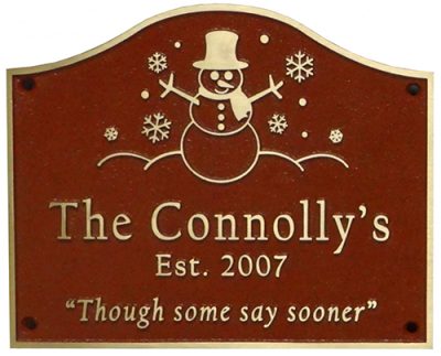 Red Oxide | Franklin Bronze Plaques